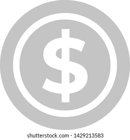 Money Icon Dollar Sign Vector Illustration Stock Vector (Royalty Free ...