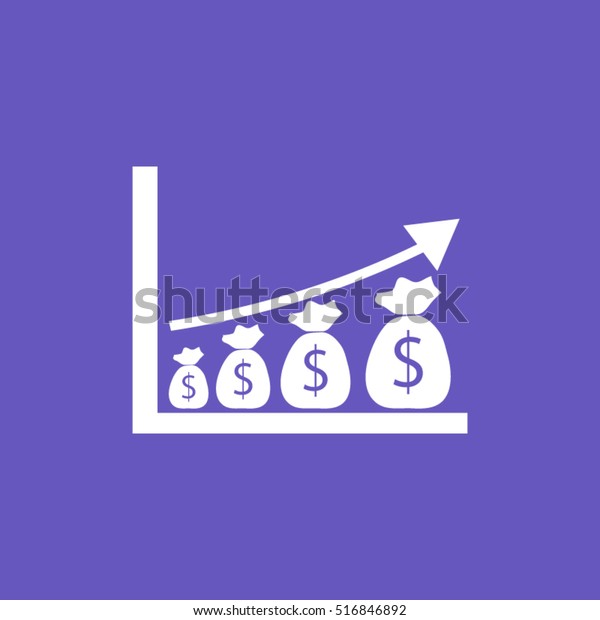 Dollar Growth Chart Financial Graph Stock Vector (Royalty Free ...