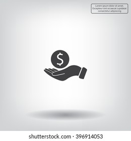 191,720 Hand dollar icon Images, Stock Photos & Vectors | Shutterstock