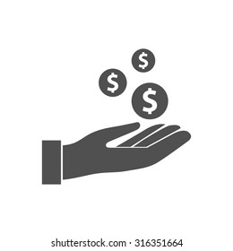 191,720 Hand dollar icon Images, Stock Photos & Vectors | Shutterstock
