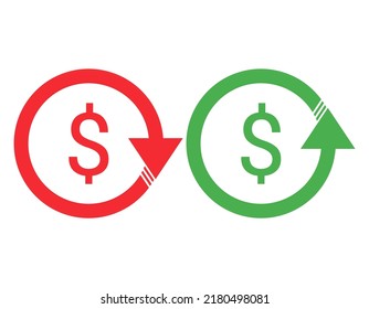 Dollar High Symbol Cost Increase Icon Stock Vector (Royalty Free) 2180498081 | Shutterstock