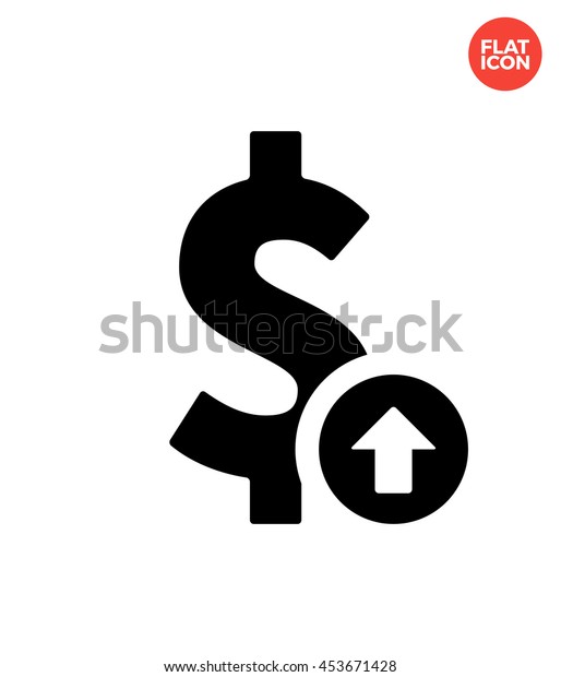 Dollar Icon Flat Style Isolated Vector Stock Vector (Royalty Free ...