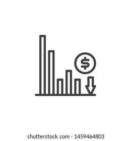 Financial Risk Icon Benefit Reduce Dollar Stock Vector (Royalty Free) 1585913476
