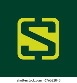 Dollar Money Symbol Logo Vector Negative Stock Vector (Royalty Free ...