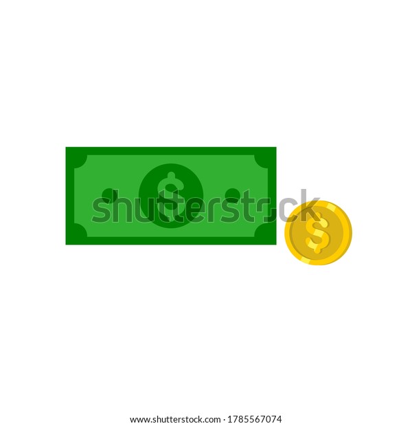 Dollar Money Us Dollar Vector Illustration Stock Vector (Royalty Free ...