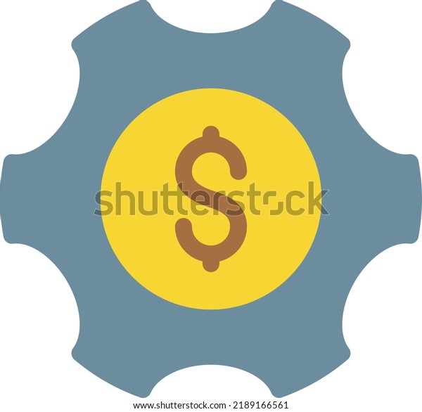 Dollar Setting Vector Illustration On Transparent Stock Vector (Royalty ...