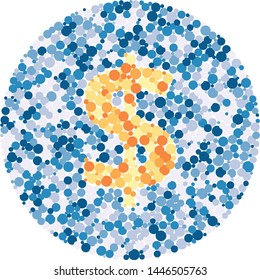 Dollar Sign Color Distributed Circles Dots Stock Vector (Royalty Free ...