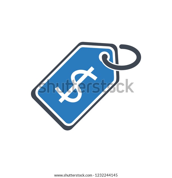 Dollar Sign Label Icon Vector Illustration Stock Vector (Royalty Free ...