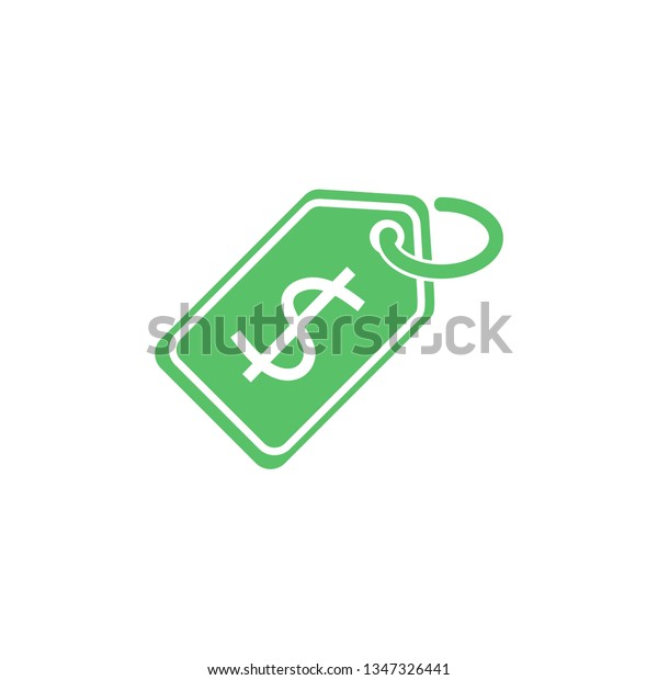 Dollar Sign Label Icon Vector Illustration Stock Vector (Royalty Free ...