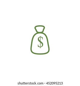 Dollar Sign Sack Stock Vector (Royalty Free) 452095213 | Shutterstock
