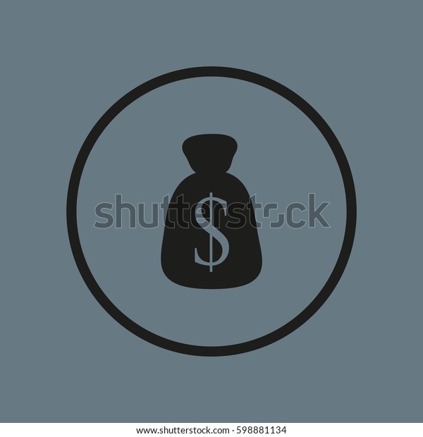 Dollar Sign Sack Stock Vector (Royalty Free) 598881134 | Shutterstock