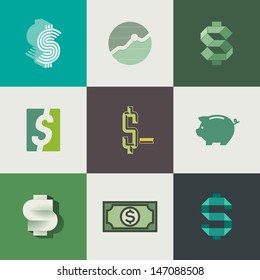 Dollar Signs Design Stock Vector (Royalty Free) 147088508 | Shutterstock