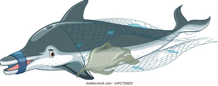 312 Dolphin in net Stock Illustrations, Images & Vectors | Shutterstock