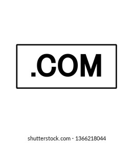 Domain Icon Vector Symbol Stock Vector (Royalty Free) 1366218044 ...