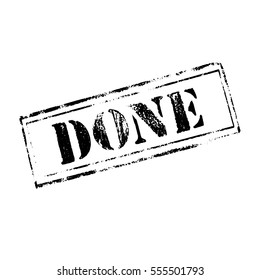 Done Rubber Stamp Over Stock Vector (Royalty Free) 555501793 | Shutterstock