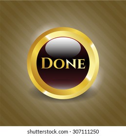 Done Shiny Badge Stock Vector (Royalty Free) 307111250 | Shutterstock