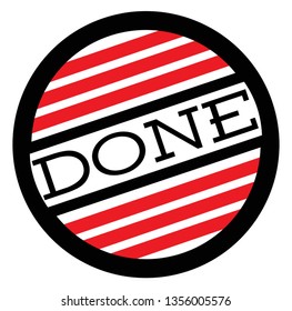 Done Stamp On White Stock Vector (Royalty Free) 1356005576 | Shutterstock