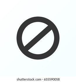 Dont Icon Illustration Isolated Vector Sign Stock Vector (Royalty Free ...