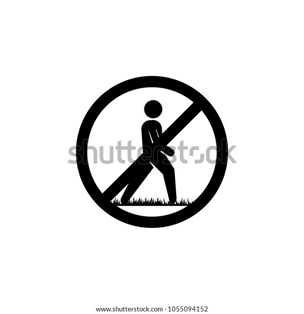 Dont Step Sign Dont Step On Stock Vector (Royalty Free) 1055094152