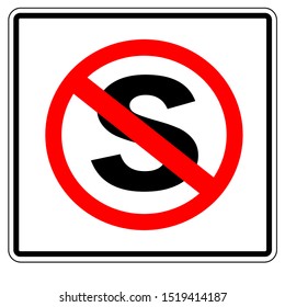 Dont Stop Sign Vector White Background Stock Vector (Royalty Free ...