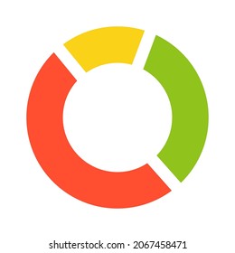 Donut Chart Icon Clipart Image Isolated Stock Vector (Royalty Free ...