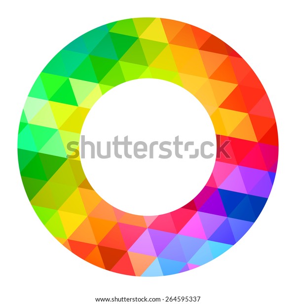 Donut Circle Color Palette Guide Spectrum Stock Vector (Royalty Free ...