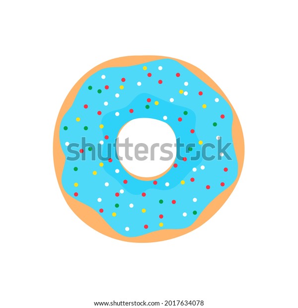Donut Vector Circle Donuts Colorful Holes Stock Vector (Royalty Free ...