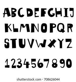 Doodle Alphabetfun Font Stock Vector (Royalty Free) 708626044 ...