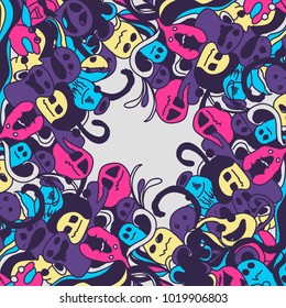 Doodle Art Illustration Stock Vector (Royalty Free) 1019906803