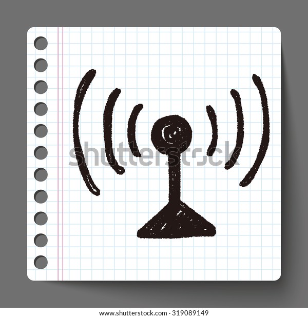 Doodle Base Station Stock Vector (Royalty Free) 319089149 | Shutterstock