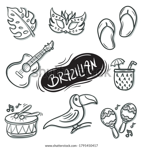 909 Samba sketch 图片、库存照片和矢量图 | Shutterstock