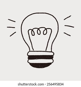 Doodle Bulb Stock Vector (Royalty Free) 329355290 | Shutterstock