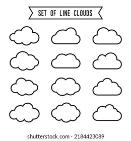 Doodle Cloud Illustration Hand Drawn Vector Stock Vector (Royalty Free) 2184423089 | Shutterstock