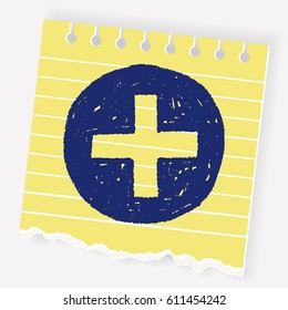 Doodle Cross Stock Vector (Royalty Free) 611454242 | Shutterstock