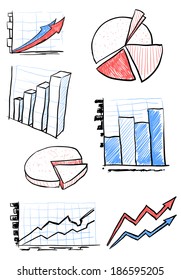 Doodle Diagram Stock Vector (Royalty Free) 186595205 | Shutterstock