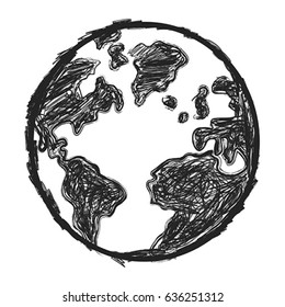 Doodle Earth Stock Vector (Royalty Free) 636251312 | Shutterstock