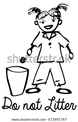 Dont Litter Coloring Pages