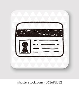 Doodle Id Card Stock Vector (Royalty Free) 361692032 | Shutterstock