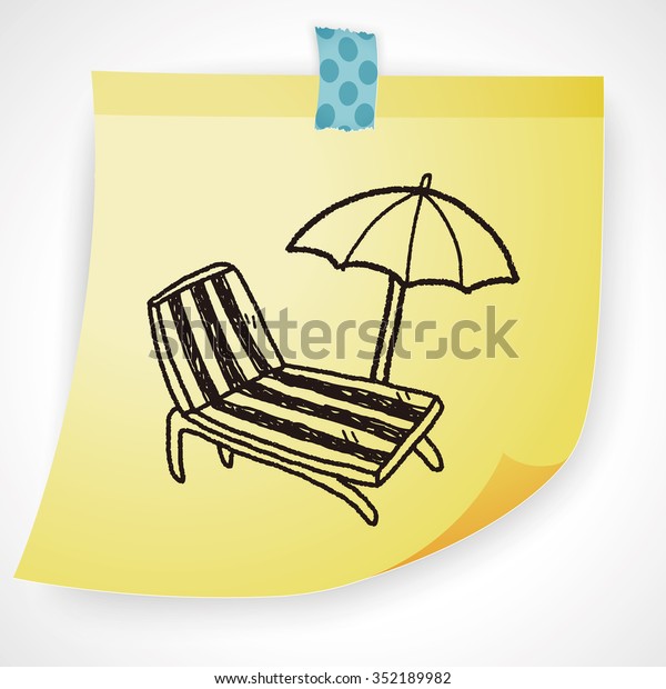 Doodle Lounge Chair Stock Vector (Royalty Free) 352189982 | Shutterstock