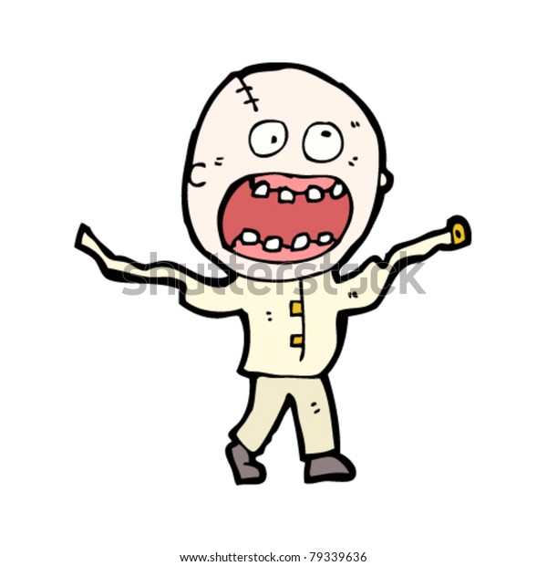 Doodle Madman Cartoon Stock Vector (Royalty Free) 79339636