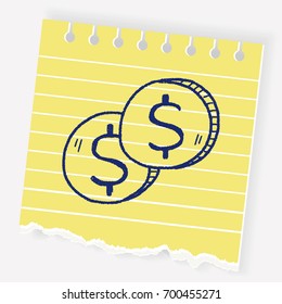 Talk Money Doodle Stock Vector (Royalty Free) 700453795 | Shutterstock