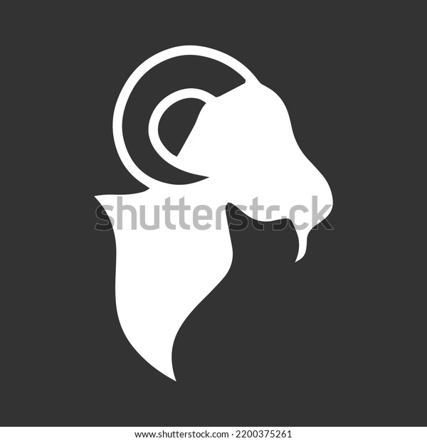 Doodle Ram Clip Art Aid Mubarak Stock Vector (Royalty Free) 2200375261 ...