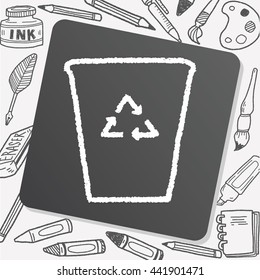 Doodle Recycling Stock Vector (Royalty Free) 441901471 | Shutterstock