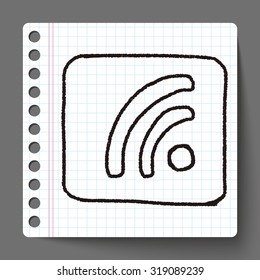 Doodle Signal Stock Vector (Royalty Free) 319089239 | Shutterstock