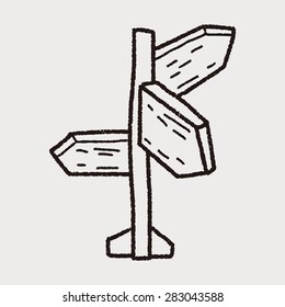 Doodle Signs Stock Vector (Royalty Free) 283043588 | Shutterstock