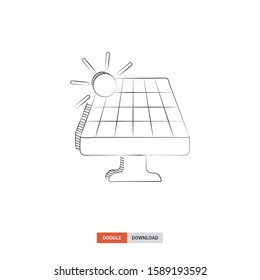 667 Solar panels doodle Images, Stock Photos & Vectors | Shutterstock