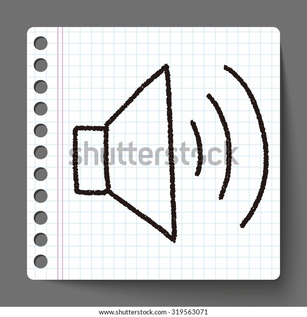 Doodle Sound Stock Vector (Royalty Free) 319563071 | Shutterstock