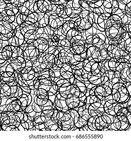 Doodle Style Background Black Drawing Stock Vector (Royalty Free ...