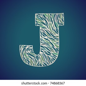 Doodle Vector Alphabet Letter J Stock Vector (Royalty Free) 74868367 ...