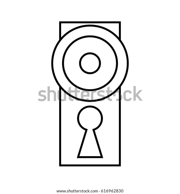 Dooe Knob Handle Vector Symbol Icon Stock Vector (Royalty Free ...